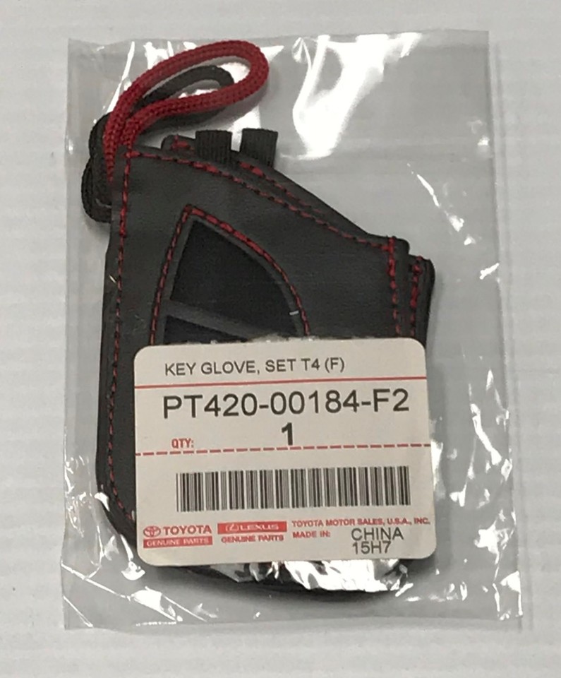 LEXUS OEM FACTORY F-SPORT SMART KEY GLOVES W/ RED STITCHING (2019-2020 ...