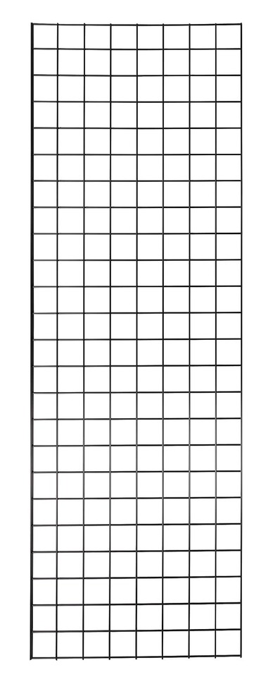 Gridwall Panels 2' x 6' Set of 5 Grid Wall Display Black Panel Steel ...