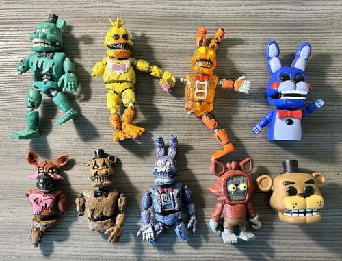 Lot of 9 - Five Nights At Freddy's Articulated Figures FNAF ...