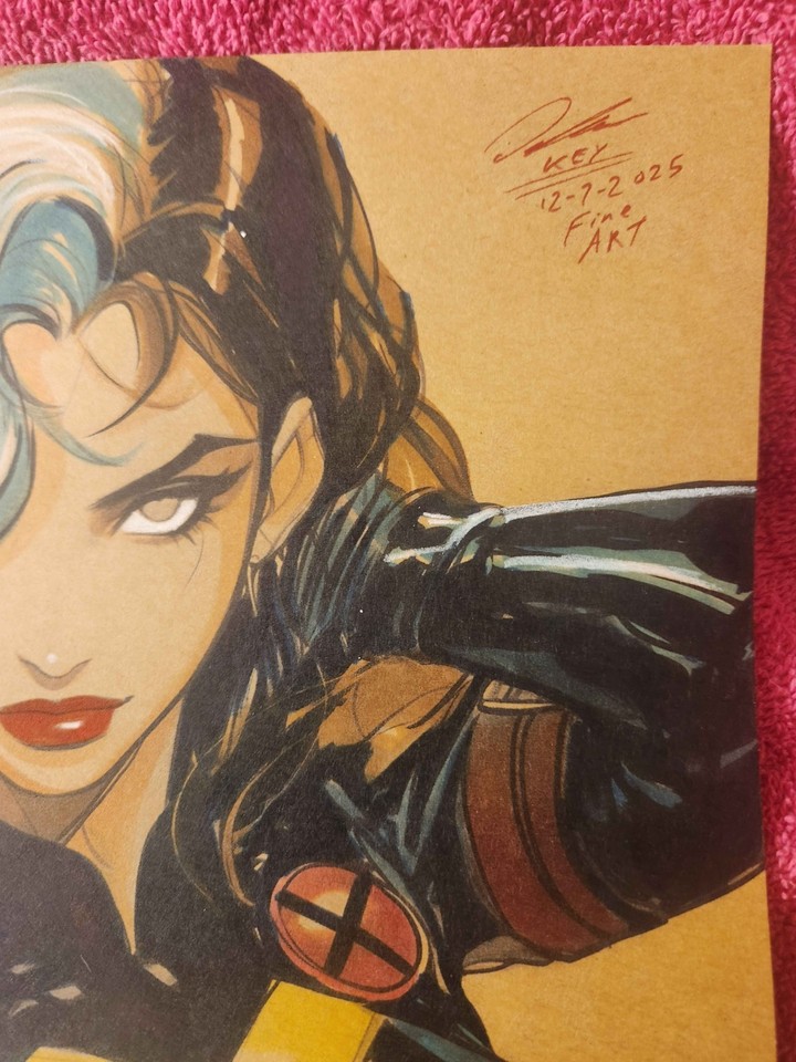 Rogue Art Original Color 8.5x11 Drawing by Keyeske | eBay
