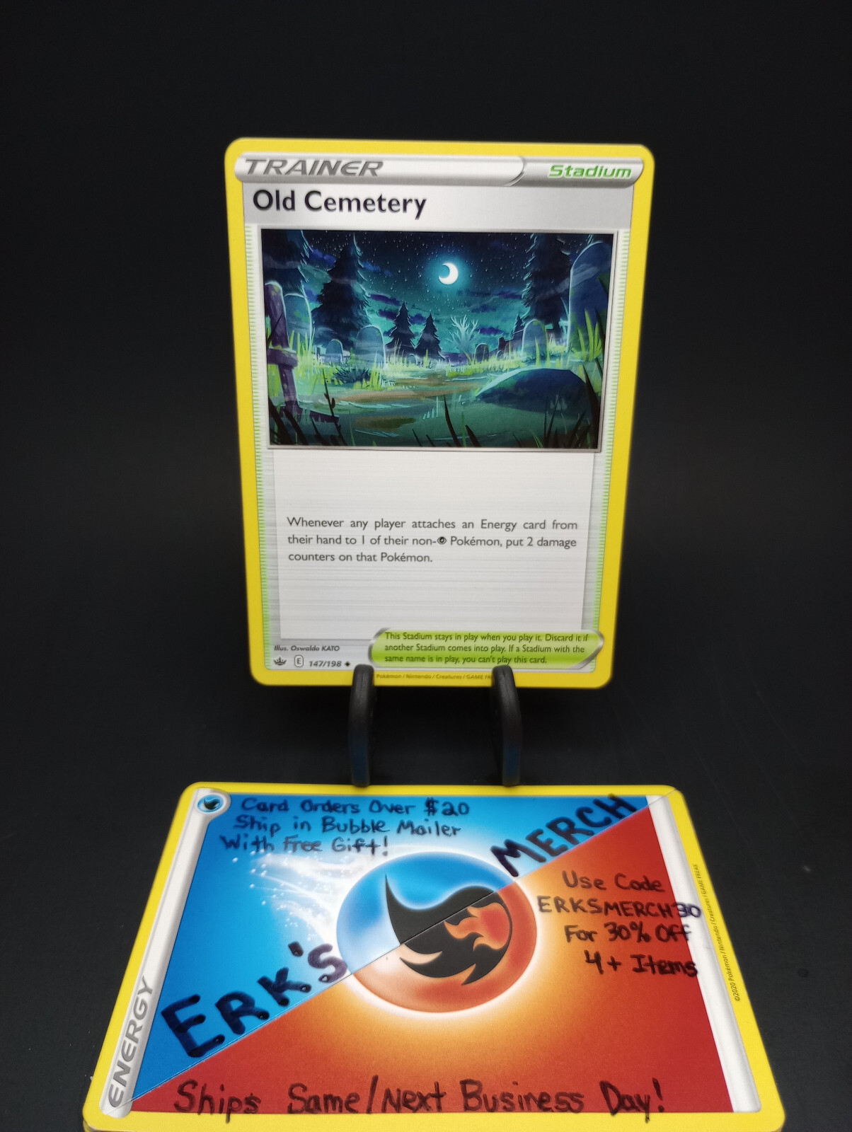 Old Cemetery 147/198 Chilling Reign Regular Uncommon Pokemon Card | eBay