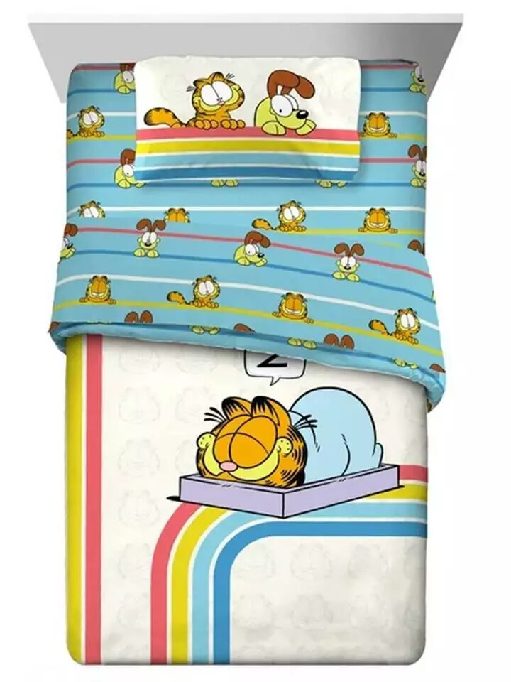 Garfield Kids Reversible Bed Set & Garfield-W51053583412, W51095064856 ...