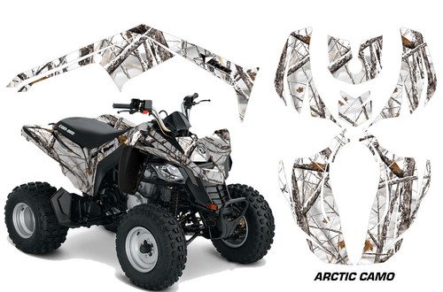 ATV Decal Graphic Kit For Can-Am DS250 Bombardier 2006-2021 ARCTICCAMO ...