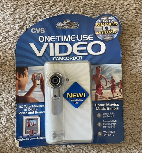 CVS ONE TIME USE VIDEO CAMCORDER NEW SEALED | eBay