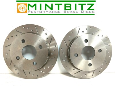 R56 Mini Cooper S Front (Dimpled Grooved) Performance Brake Discs ...