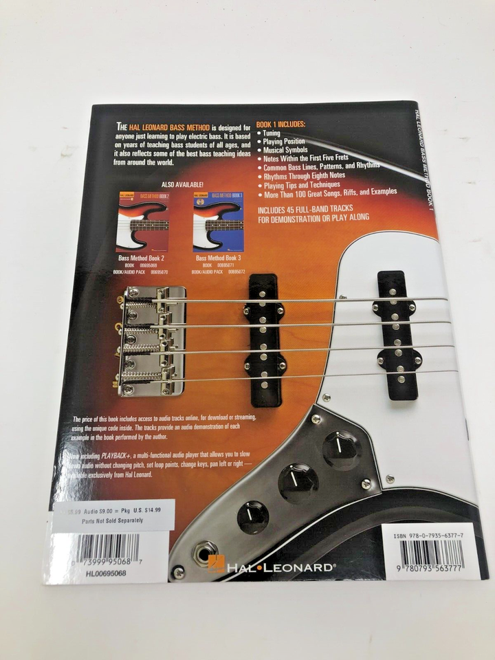 Ed Friedland Hal Leonard Bass Method Book 1 Second Edition ...