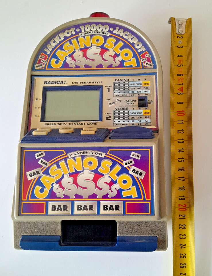 Radica Pocket Poker Casinò Slot Machine Vintage Funzionante | eBay