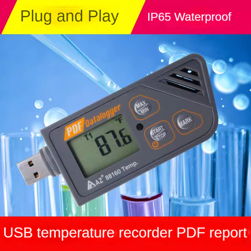 Waterproof USB Data Logger Temperature Humidity and Atmospheric ...