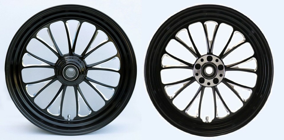 MANHATTAN 16" WHEEL SET w/BRIDGESSTONE H50 TIRES HARLEY HERITAGE ...