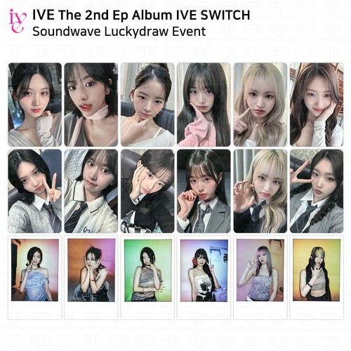 IVE The 2nd EP Album IVE SWITCH Soundwave 1st Lucky Draw Photocard PC ...