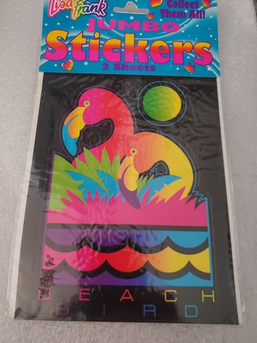 lisa frank Jumbo Sticker Beach Birds (vintage?) | eBay