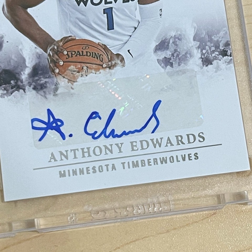 Rookie Autograph 2020-21 Panini Origins Anthony Edwards AUTO Card RC ...