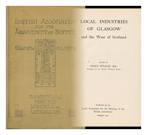 British Association Pour L'Avancement De La Science. Angus Mclean (Éd ...