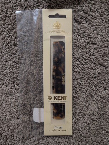 Kent Handmade 7T All Fine Tooth 5 1/2” Tortoiseshell Brown Comb | eBay