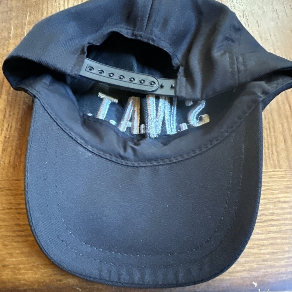 Black SWAT Cop Baseball Cap Adjustable Snapback Hat Costume Novelty Adult Amscan | eBay