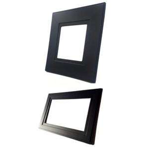 Black Light Switch Surround Plug Socket Finger Hygienic Plate Single ...