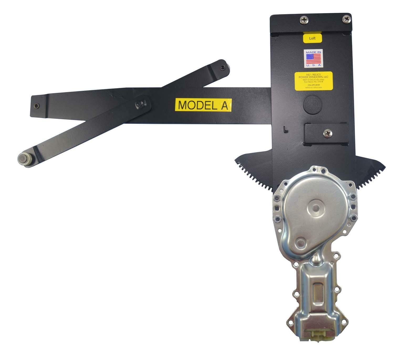 1928-1931 Ford Model A Front Power Window Kit with Nu-Cranks Switches ...