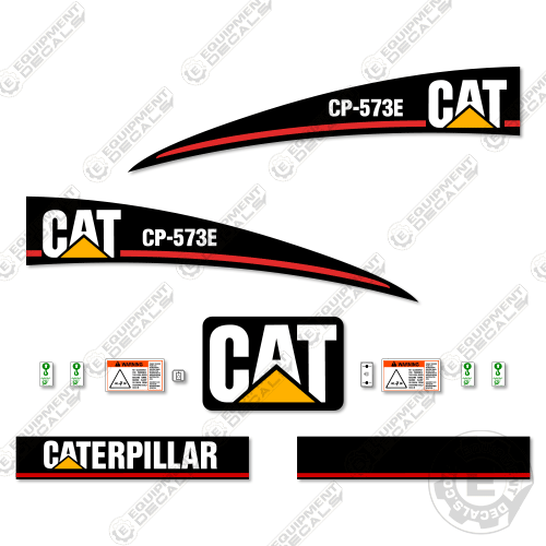 Fits Caterpillar CP573E Decal Kit Roller - 7 YEAR OUTDOOR R3M VINYL! | eBay
