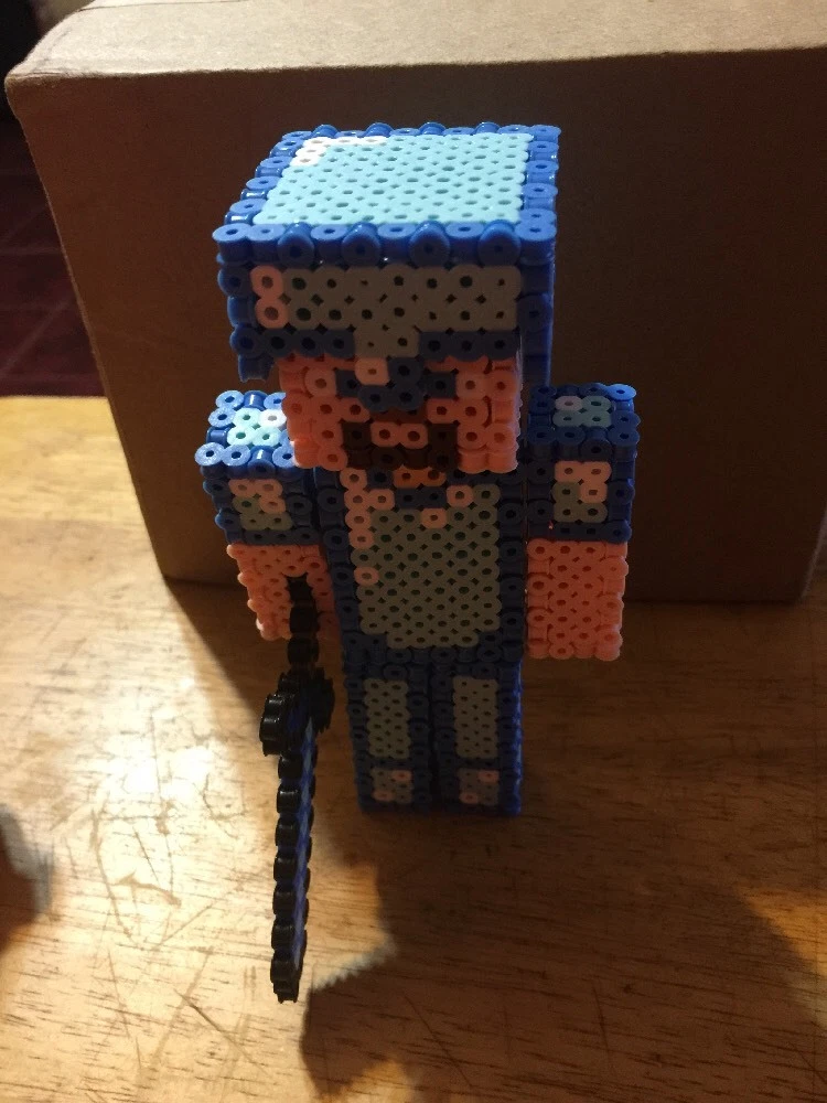 Minecraft Diamond Perler Beads