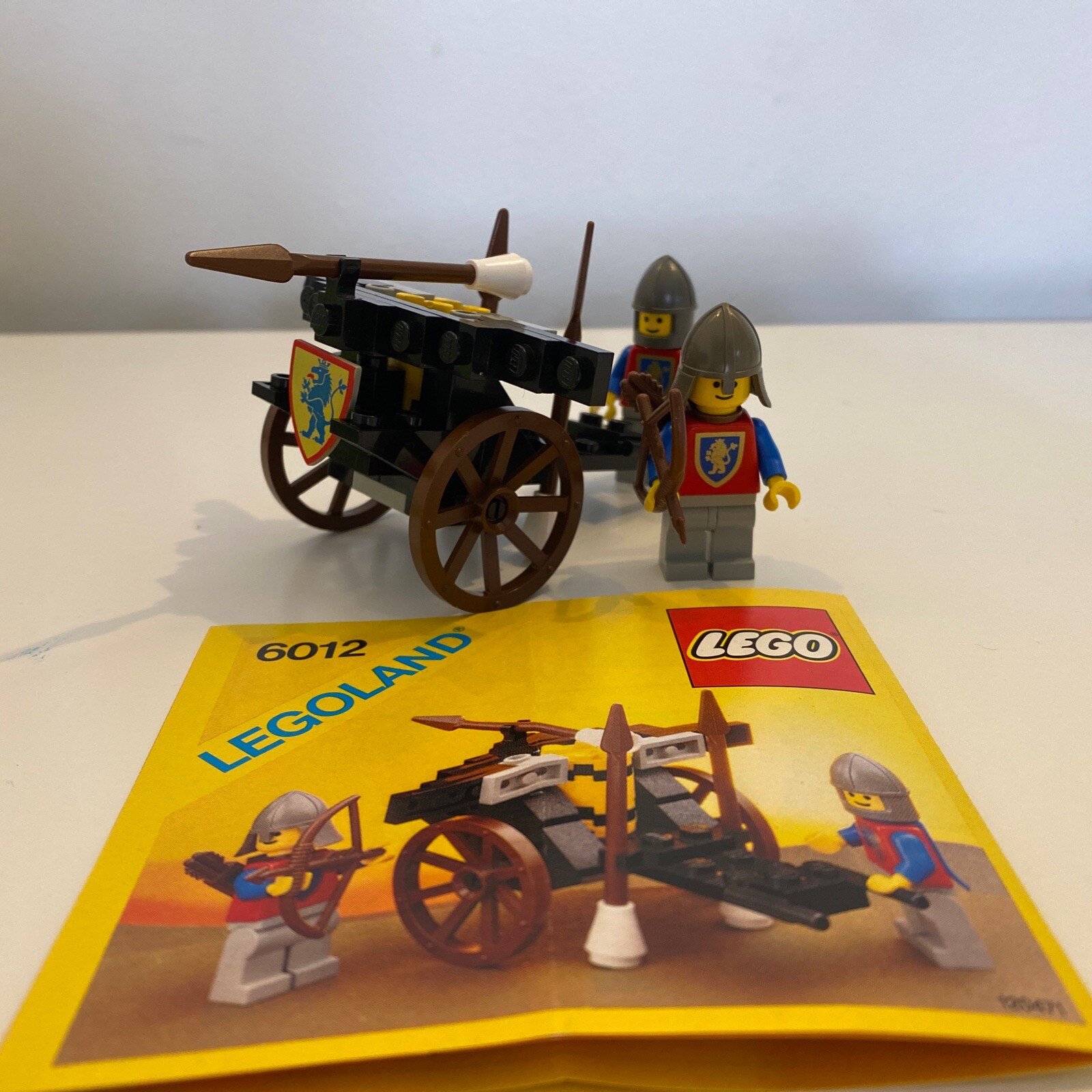Lego Siege Cart 6012 100% Complete w/ Instructions Castle Lion Knights ...