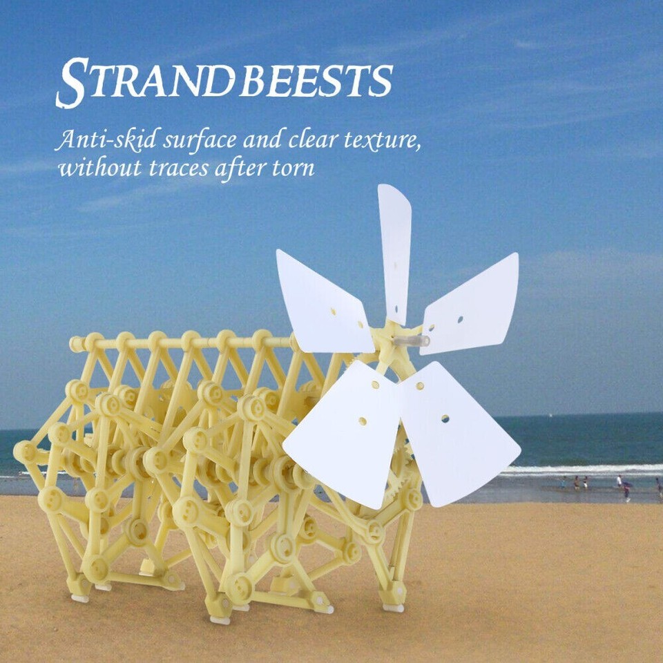 Strandbeest Funny Wind-powered Educational DIY Assembly Toy Kit | eBay