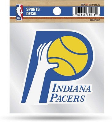 Indiana Pacers 4x4 Decal Sticker Retro Logo Clear Backing | eBay