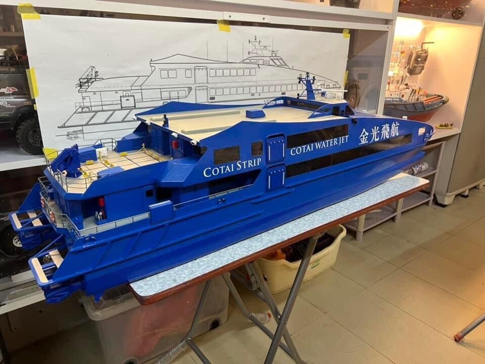 Austal 48 1:40 1200mm 47” RC Model Jet boat Cotai Water Jet Hong Kong ...
