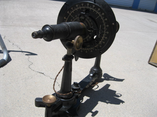 ANTIQUE MEDICAL OPHTHALMOMETER ART DECO EYE DOCTOR OPTOMETRIST ...