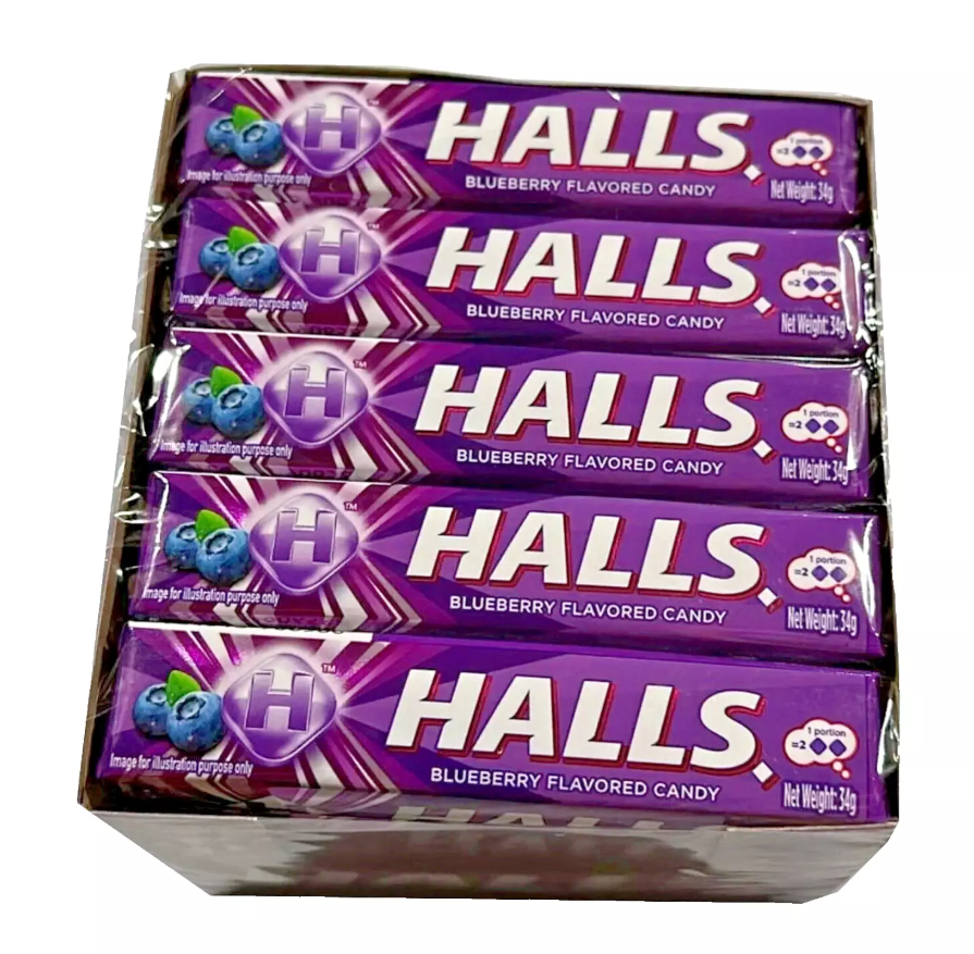 HALLS Cough Drops 21 Pack, 9 Piece Roll | eBay