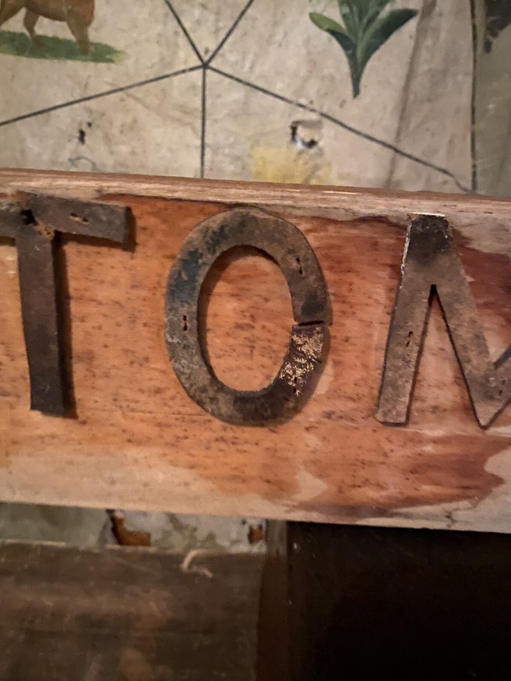 VTG Original 1940s Tomatoes Farm Sign Folk Art Advertising Farmhouse PA ...
