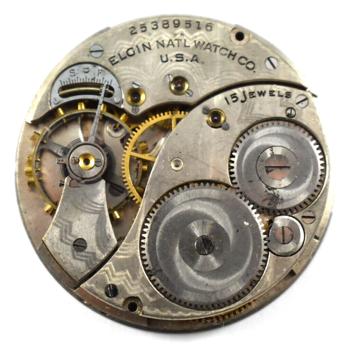 Vintage Elgin Grade 314 12s 15J Hunting Pocket Watch Movement lot.fa | eBay