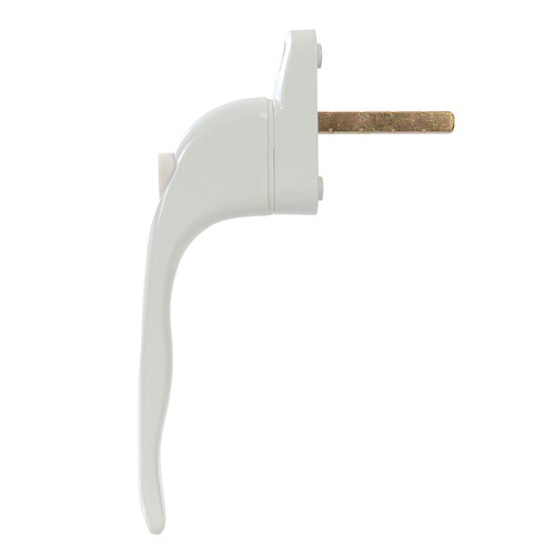 UPVC White Universal Espag Window Handle - Key Locking For Double ...