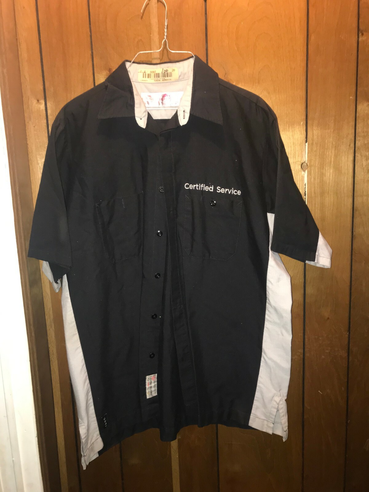 Mechanic Button Up Shirt Work Uniform Short Sleeve and hi-visility | eBay