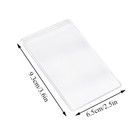 50Pcs Transparent Pvc Card Cover Plastic Credit Cards Case Id Card ...
