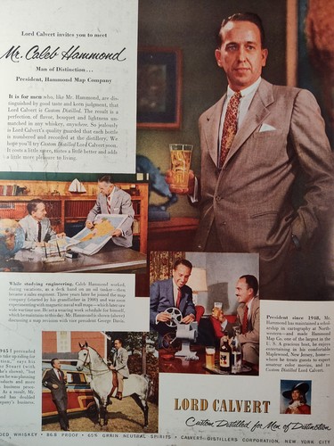 1954 Esquire Original Art Ad Advertisement Lord Calvert Whiskey The ...