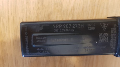 PORSCHE CAYENNE 92A 3.6 Tyre Pressure Contro Module 7pp907273h 3.6 2015 ...