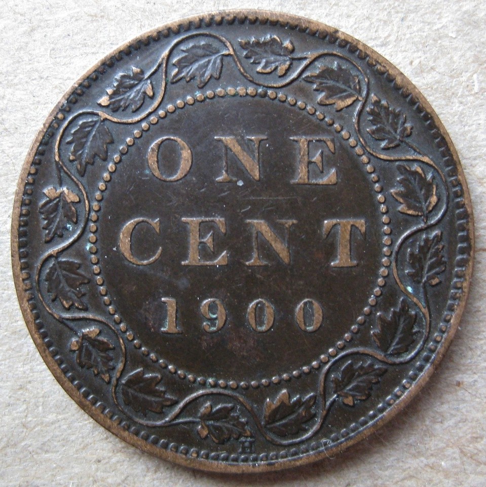 CANADA 1900-H QUEEN VICTORIA BRONZE LARGE CENT COIN (KM# 7) | eBay