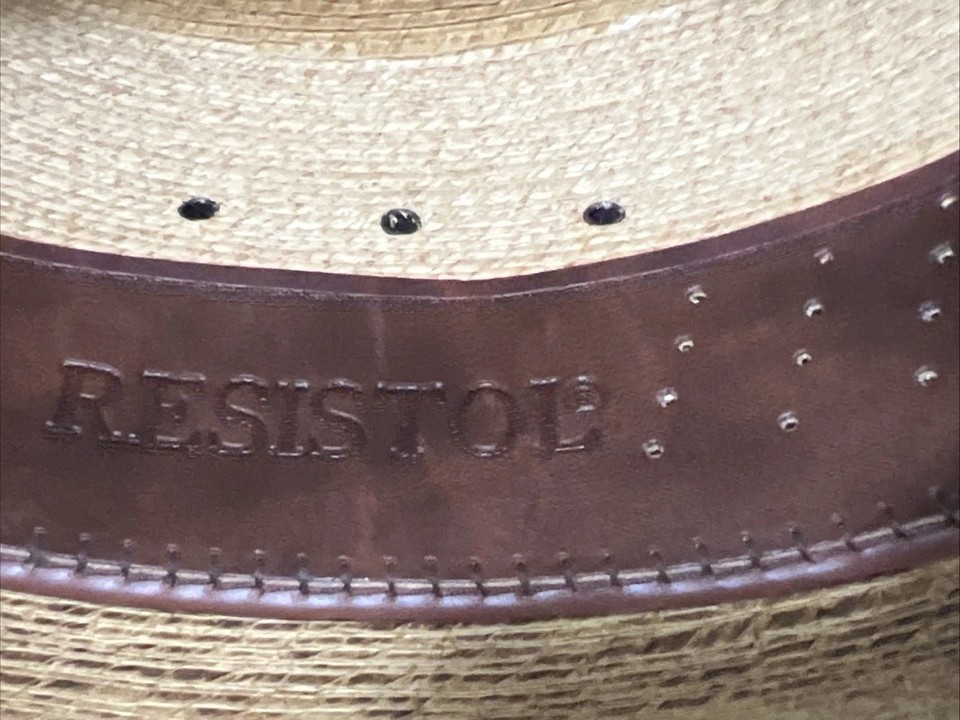 💯 Resistol Jason Aldean Palm Leaf Cowboy Hat Amarillo Sky Free Ship ...