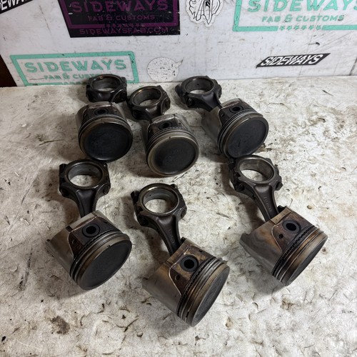 81-83 Nissan 280zx Turbo Engine Pistons & Connecting Rods Set of 6 L28 ...