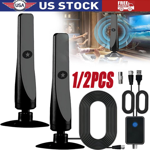 New 4K Rewave Antena, TV Antenna, Suction Cup TV Antenna Plug Play 3m ...