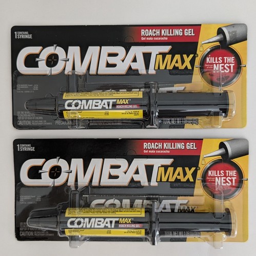 Combat Max Roach Killing Gel 1 Syringe per package - 2 packages | eBay