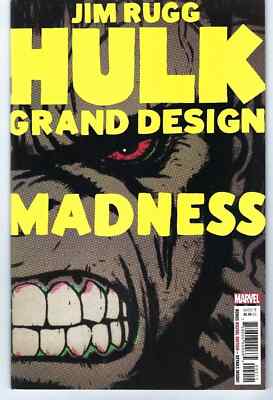 Hulk Grand Design Madness #1 2022 Jim Rugg Cover A Marvel Comics CS07D ...