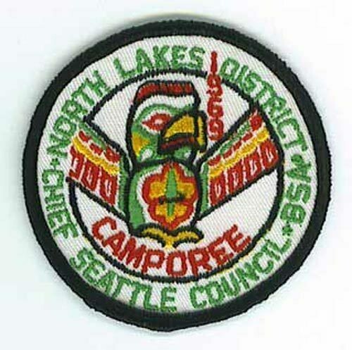 North Lakes District 1969 Camporee patch - Chief Seattle Council | eBay