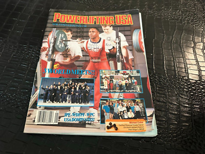 JANUARY 1992 POWERLIFTING USA bodybuilding exercise magazine | eBay