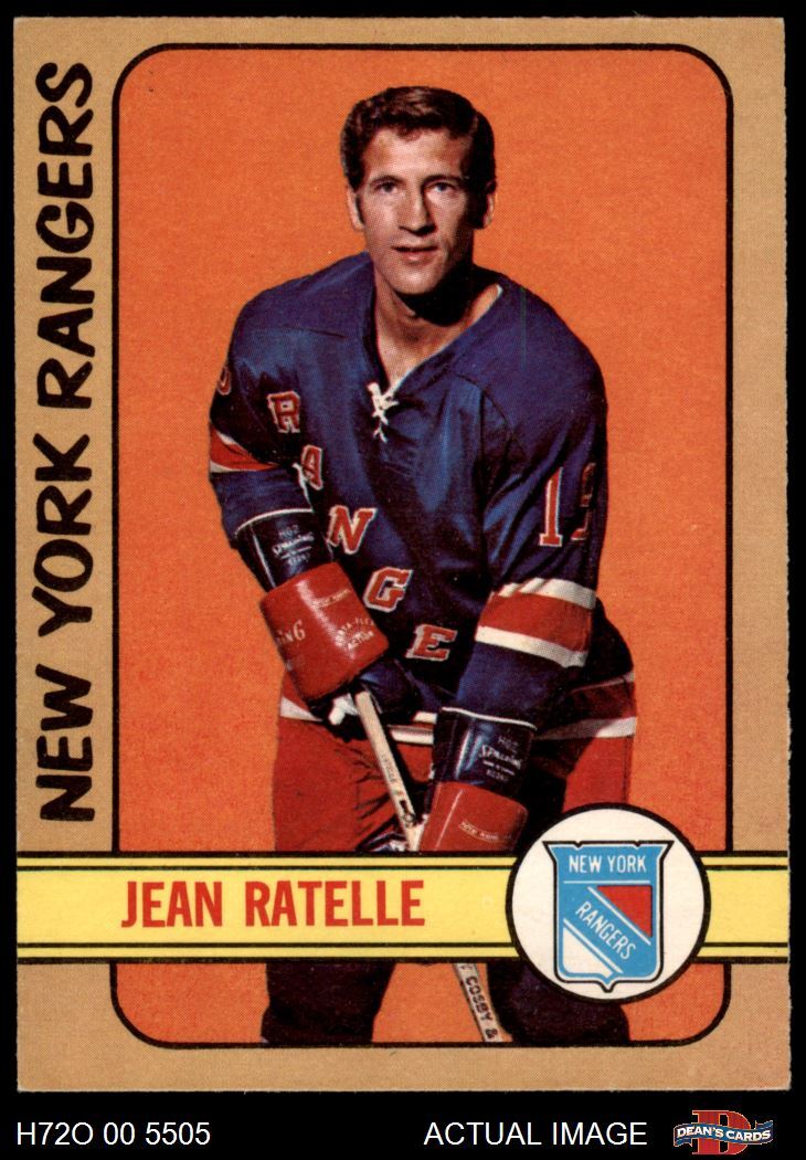 1972 O-Pee-Chee #12 Jean Ratelle Rangers-Hockey HOF 7 - NM | eBay