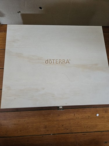 doTERRA LARGE WOODEN OIL STORAGE BOX ~ HOLDS 74 OILS | eBay
