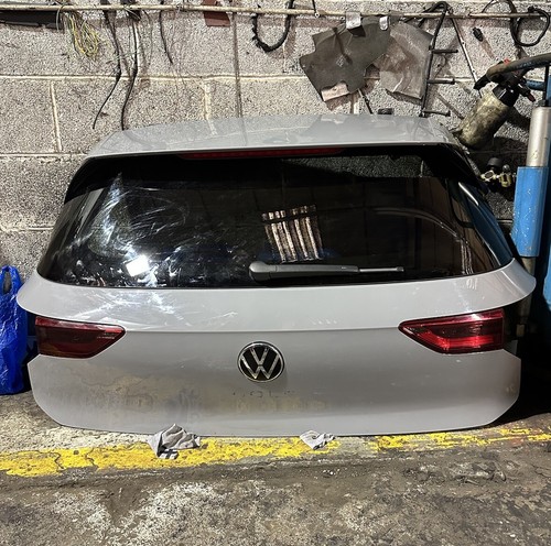 VW GOLF R LINE GTD MK8 REAR BOOTLID TAILGATE BARE SHELL GLASS GREY ...