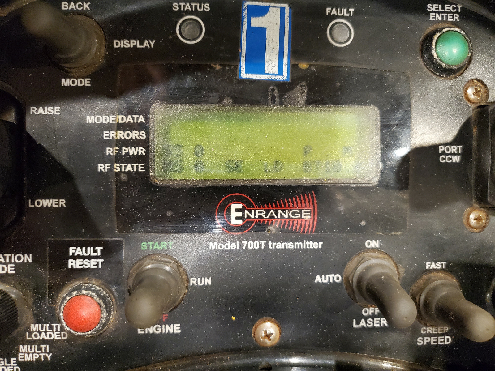 Magnetek/Enrange 700T Belly Pack Wireless Radio Remote Control System ...