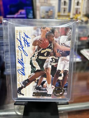 DeMarco Johnson UNCC Autographed Signed 1998 PressPass Rookie ...