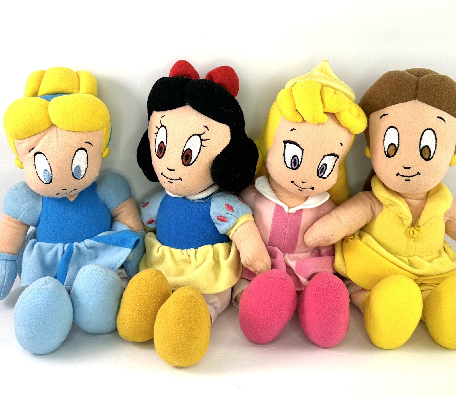 Disney Cuddle Kingdom Character Princess Plush 12" Doll Lot Of 4 | eBay